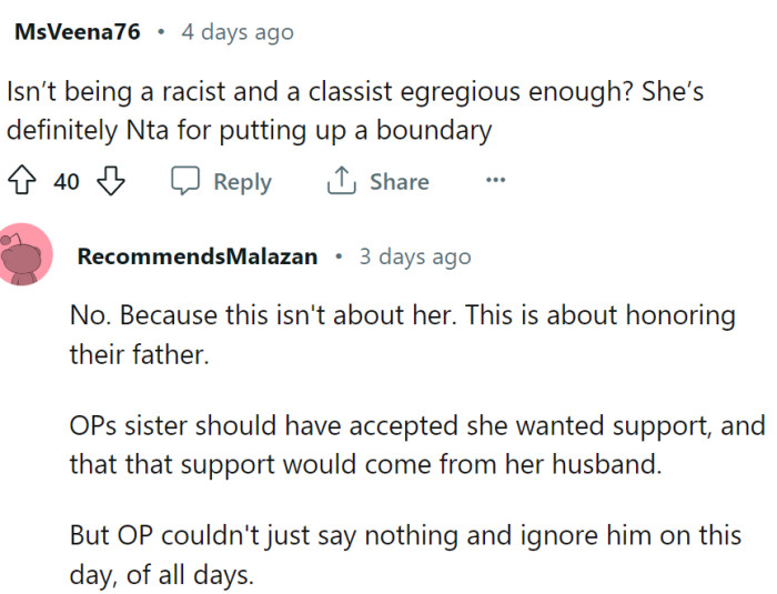 Redditor Grapples With Guilt After Barring Brother-In-Law From Father's ...