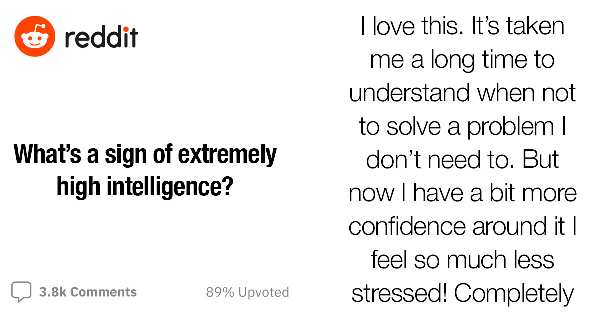 People Share Signs Of Extremely High Intelligence